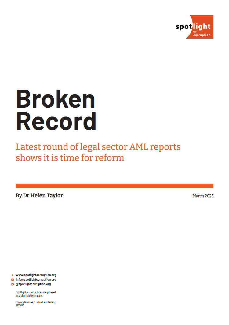Broken Record: Latest round of legal sector AML reports show it is time ...